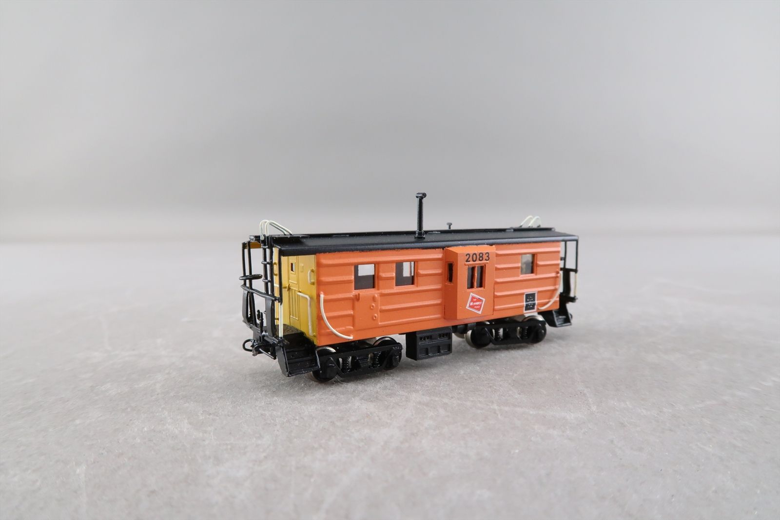 N Brass Model - OMI 2829.1 Milwaukee Road Bay Window Ribbed Caboose ...
