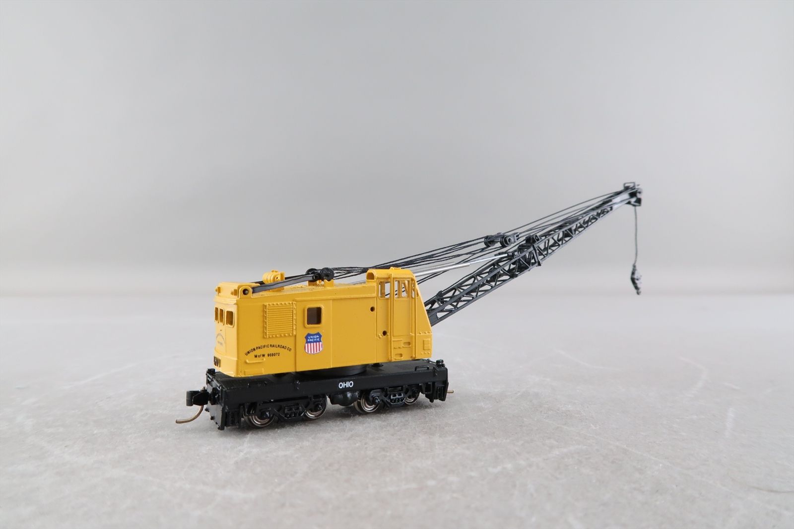 N Brass Model - OMI 2857.4 UP Union Pacific Ohio Crane Yellow #903072 ...