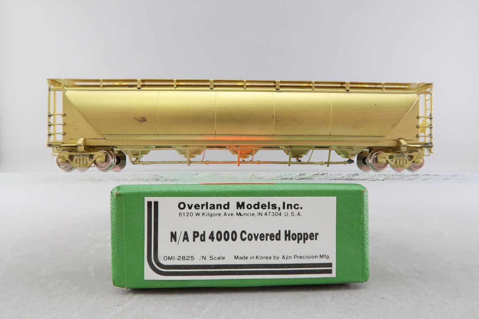N Brass Model - OMI 2825 N/A Pd4000 Covered Hopper - Unpainted - 1992 ...