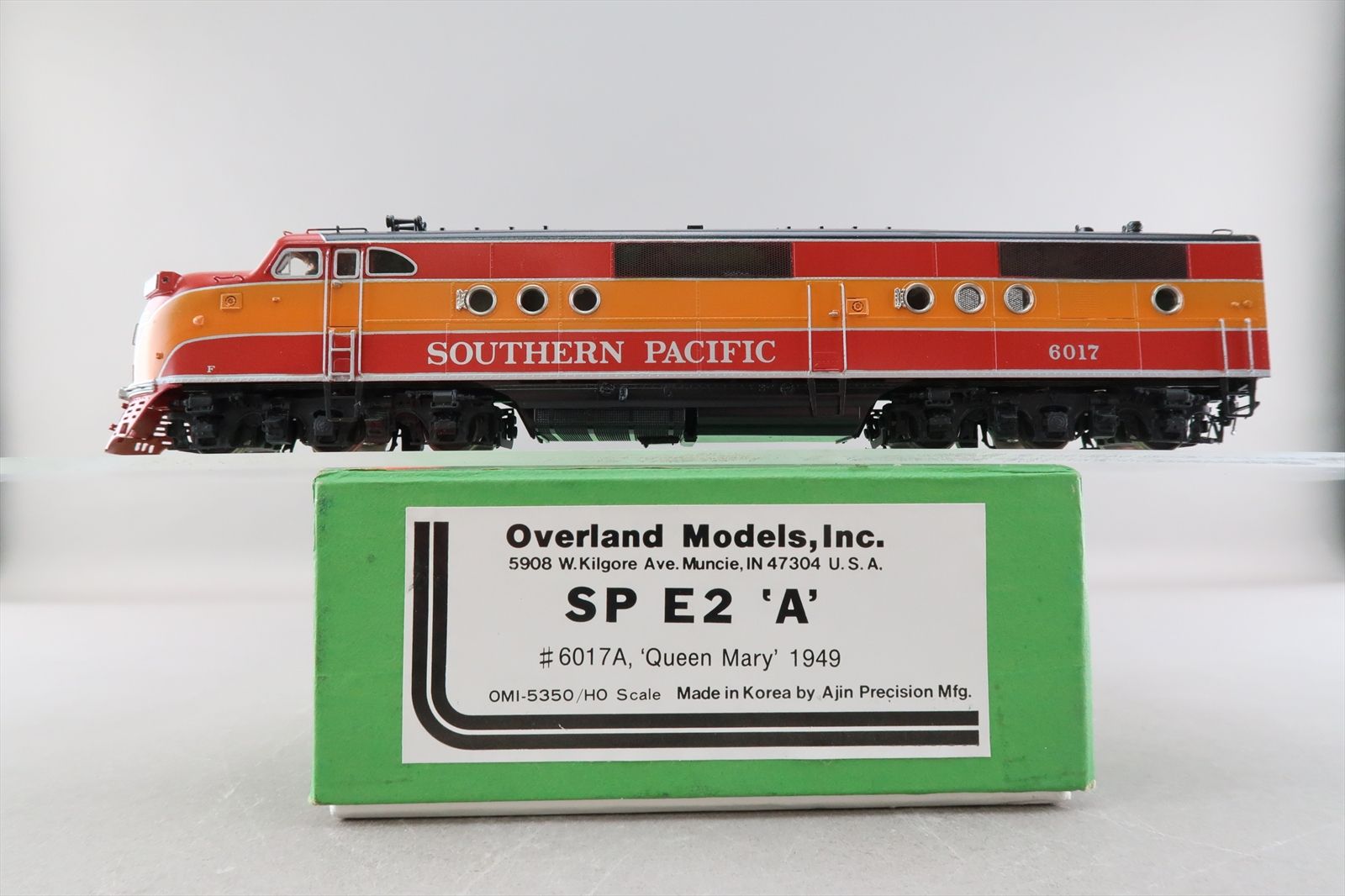 HO Brass Model - OMI 5350 SP Southern Pacific E2 E2A Queen Mary 1949 Daylight #6017 - Pro Paint ...