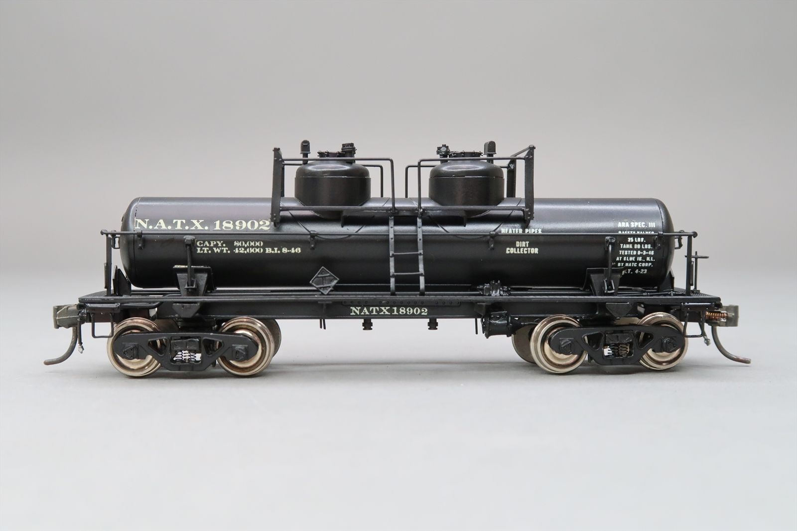 HO Brass Model - OMI 3123 N/A NATX Two Dome Tank Car 4000 Gallon #18902 ...