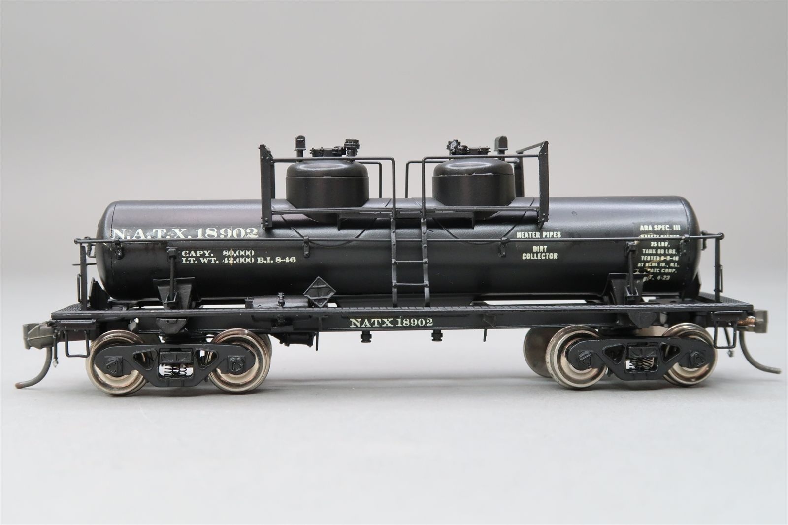 HO Brass Model - OMI 3123 N/A NATX Two Dome Tank Car 4000 Gallon #18902 ...