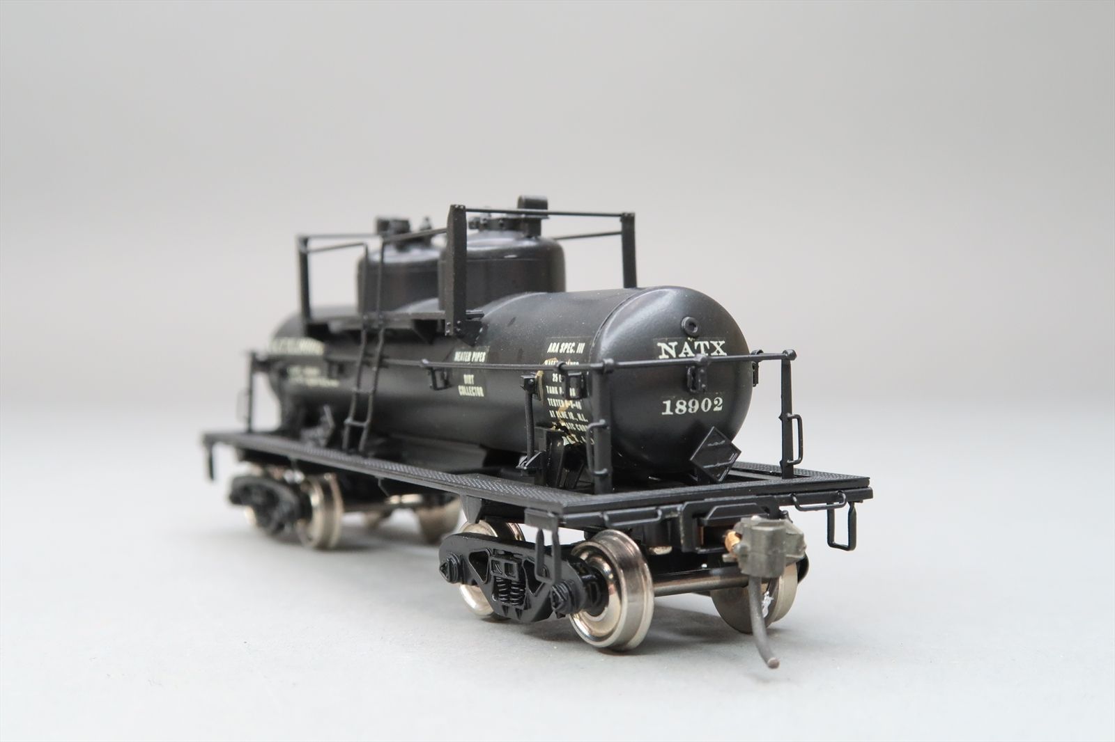 HO Brass Model - OMI 3123 N/A NATX Two Dome Tank Car 4000 Gallon #18902 - Custom - 1989 Run - M ...
