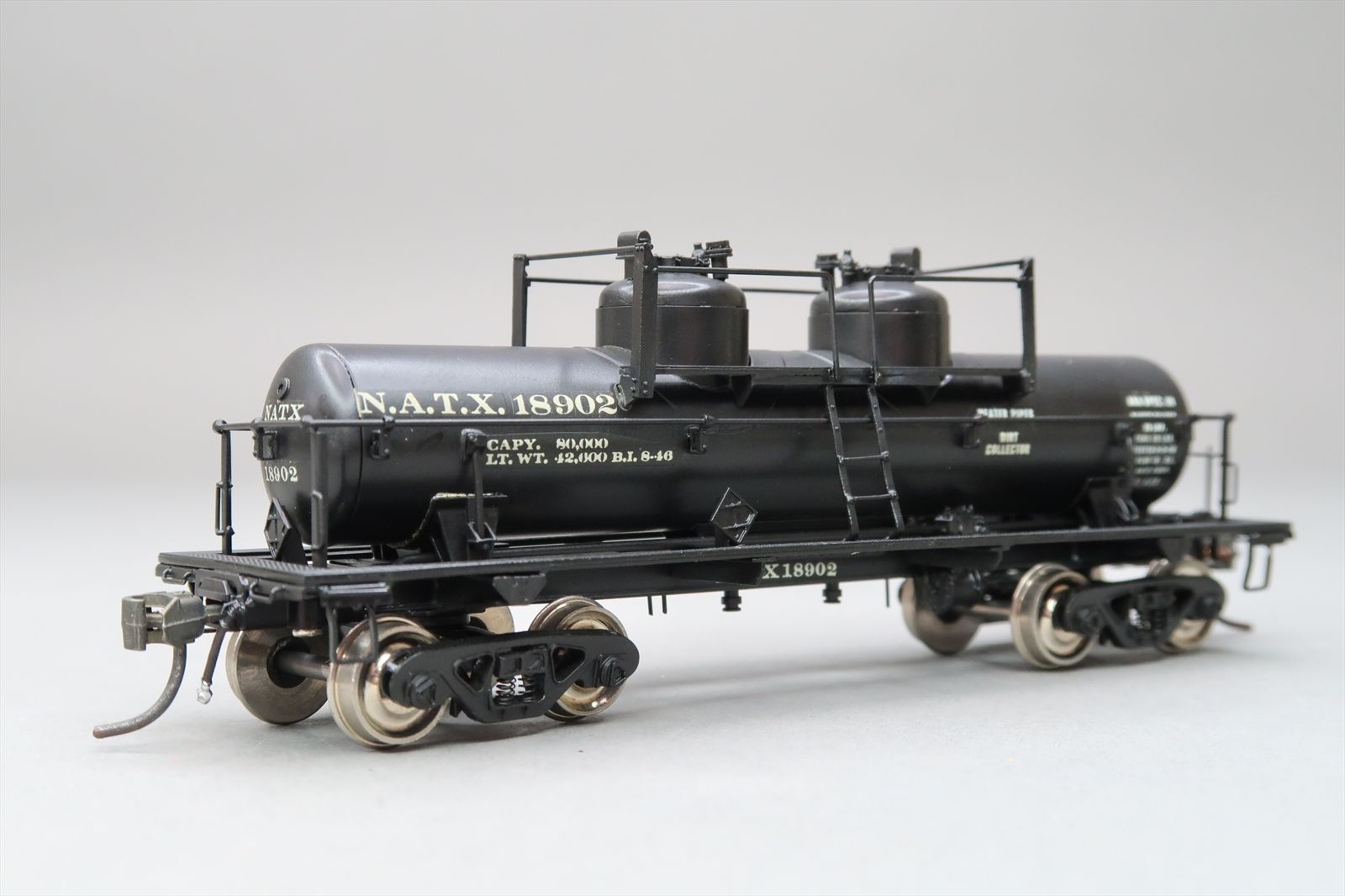 HO Brass Model - OMI 3123 N/A NATX Two Dome Tank Car 4000 Gallon #18902 - Custom - 1989 Run - M ...