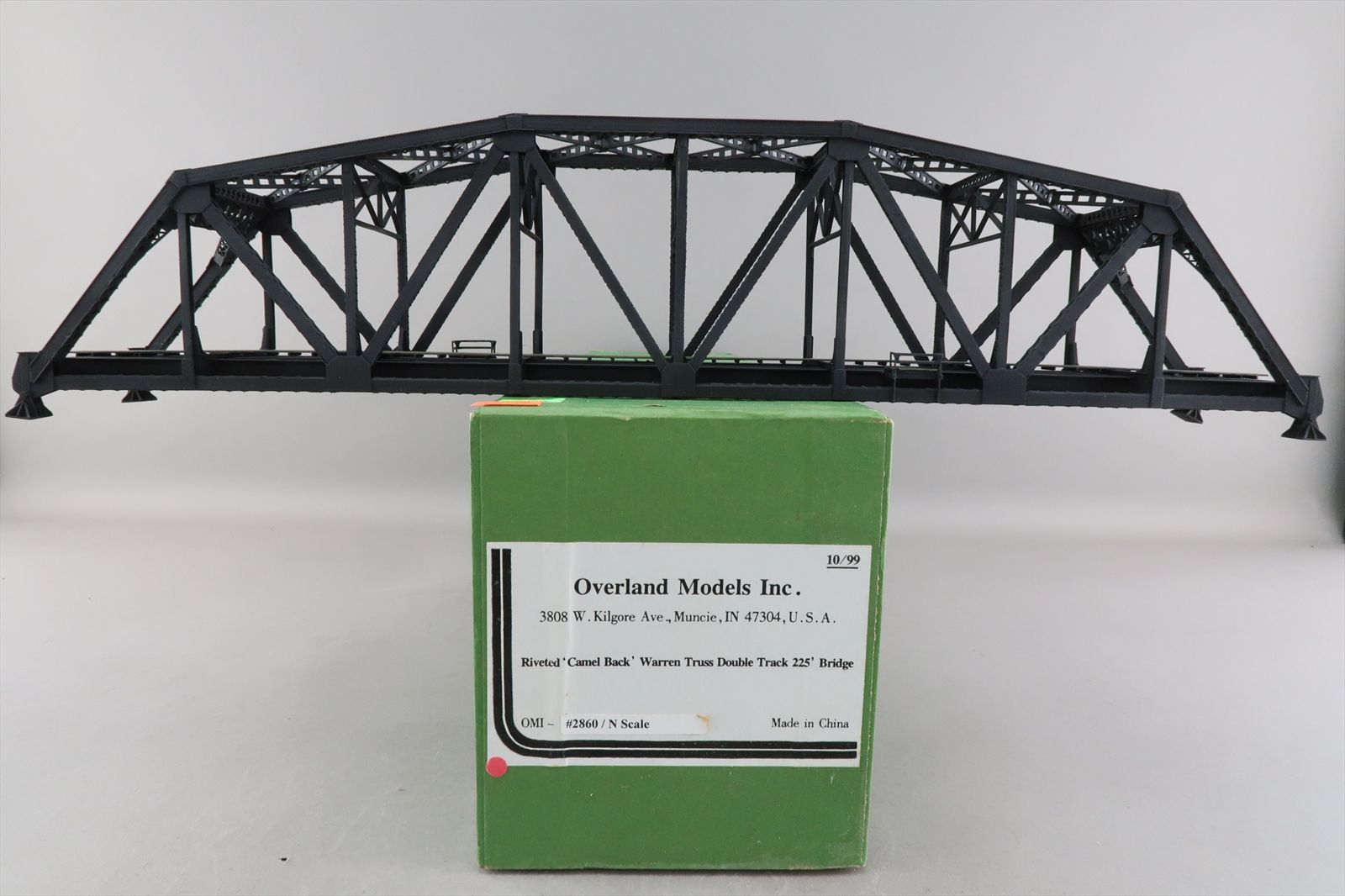 N Brass Model Structure - OMI 2860 Riveted 225' Warren Truss Double ...