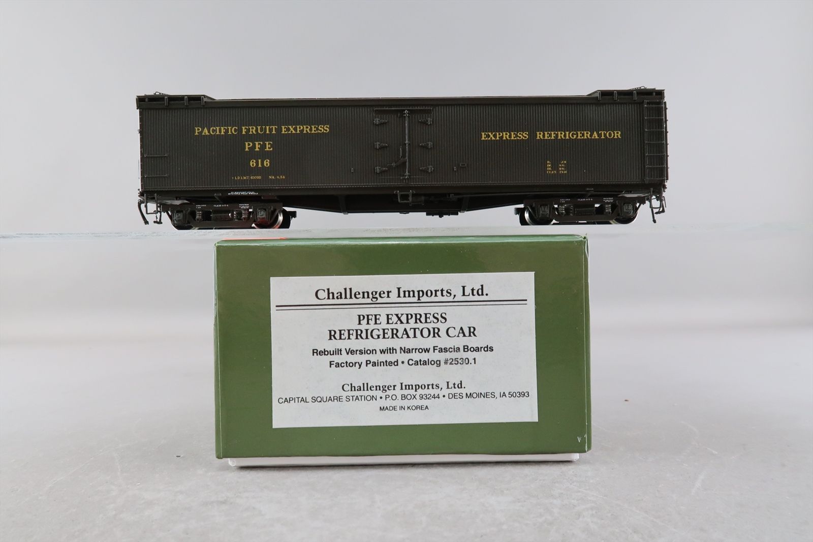 HO Brass Model - CIL 2530.1 PFE Pacific Fruit Express Reefer ...