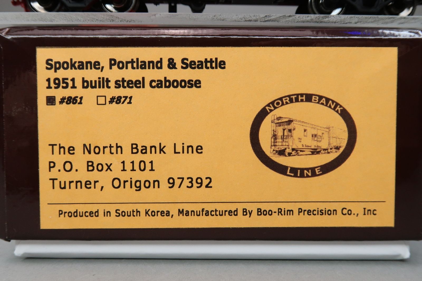 HO Brass Model - NBL North Bank Line SP&S 1951 Built Steel Caboose High ...