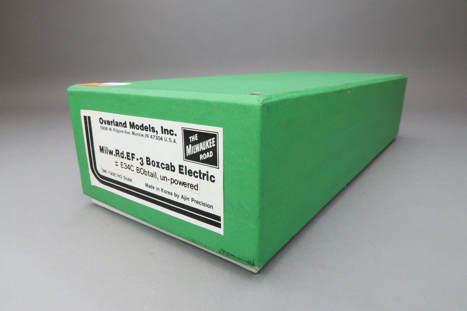 HO Brass Model - OMI 1906 Milwaukee Road EF-3 Boxcab Bobtail Electric ...