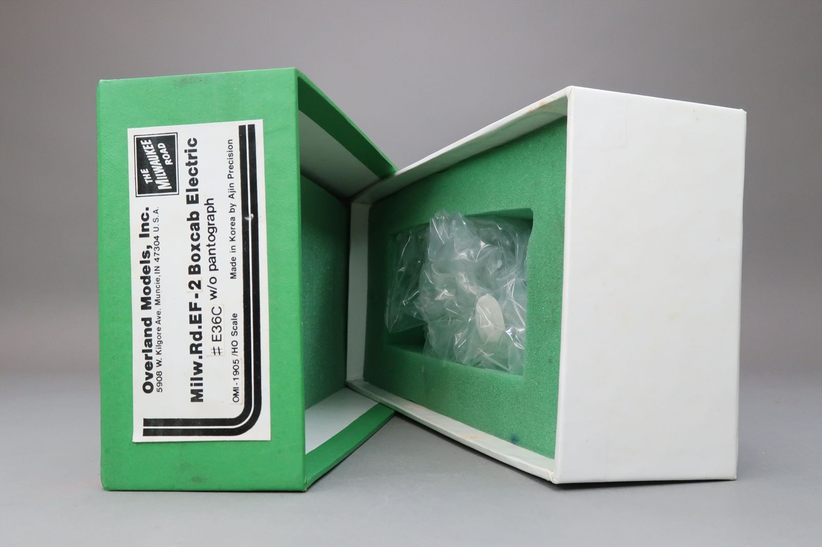 HO Brass Model - OMI 1905 Milwaukee Road EF-2 Boxcab Electric w/o Pantograph #E36C - Unpainted ...