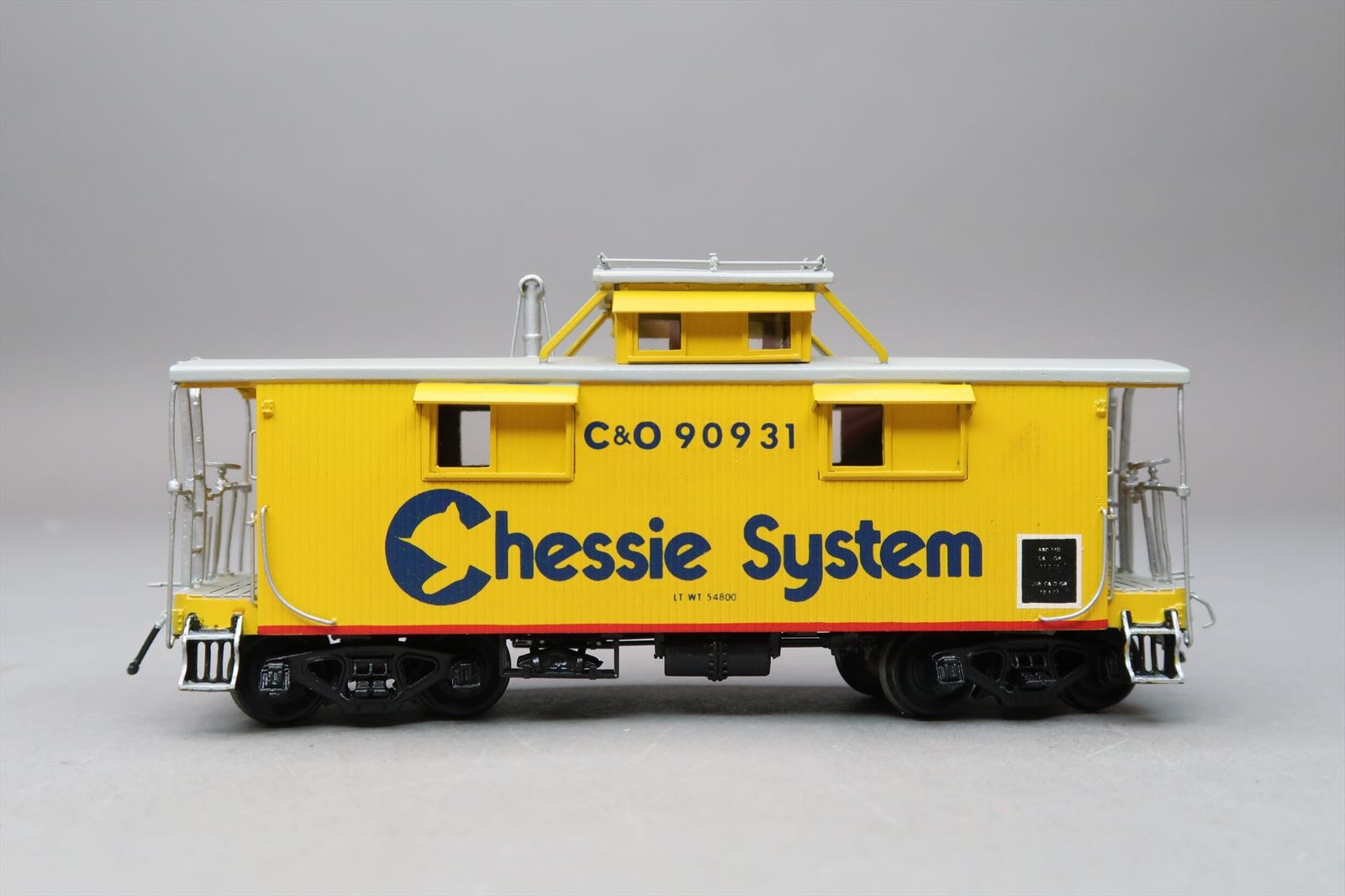 HO Brass Model - OMI 3934.1 C&O Chesapeake & Ohio Chessie Wood Caboose ...