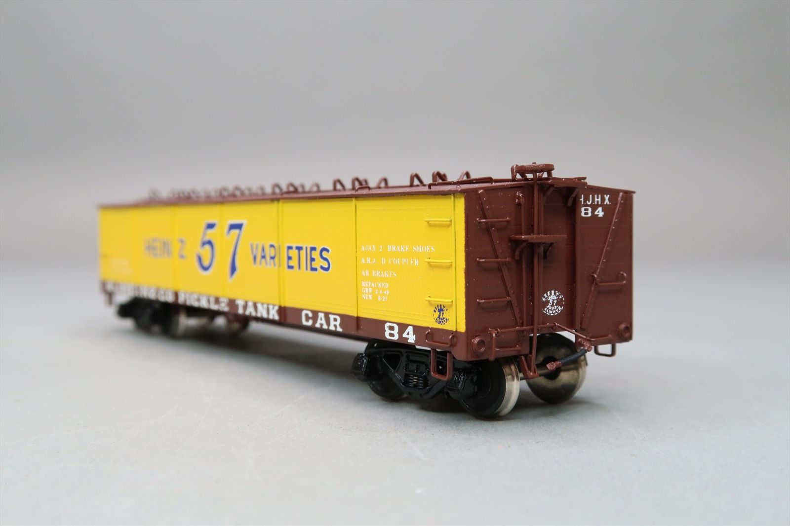 HO Brass Model - OMI 3156.1 HJHX Heinz 57 Pickle Tank Car #84 - F/P ...