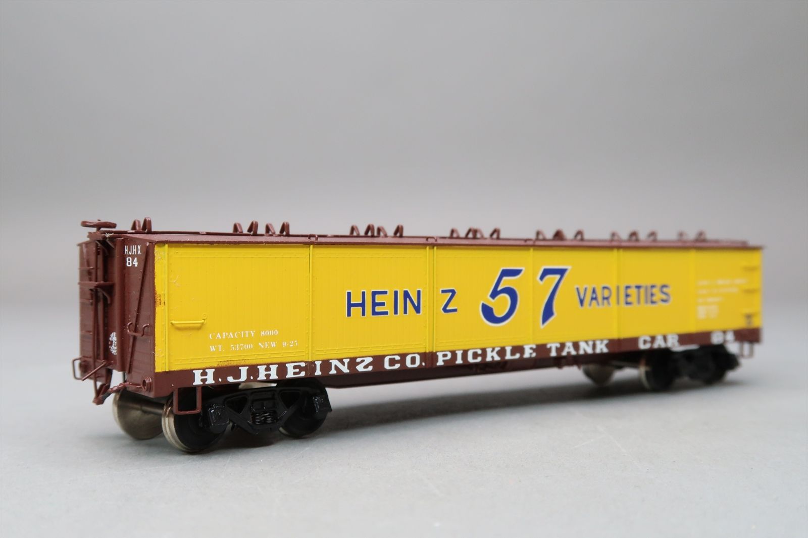 HO Brass Model - OMI 3156.1 HJHX Heinz 57 Pickle Tank Car #84 - F/P ...