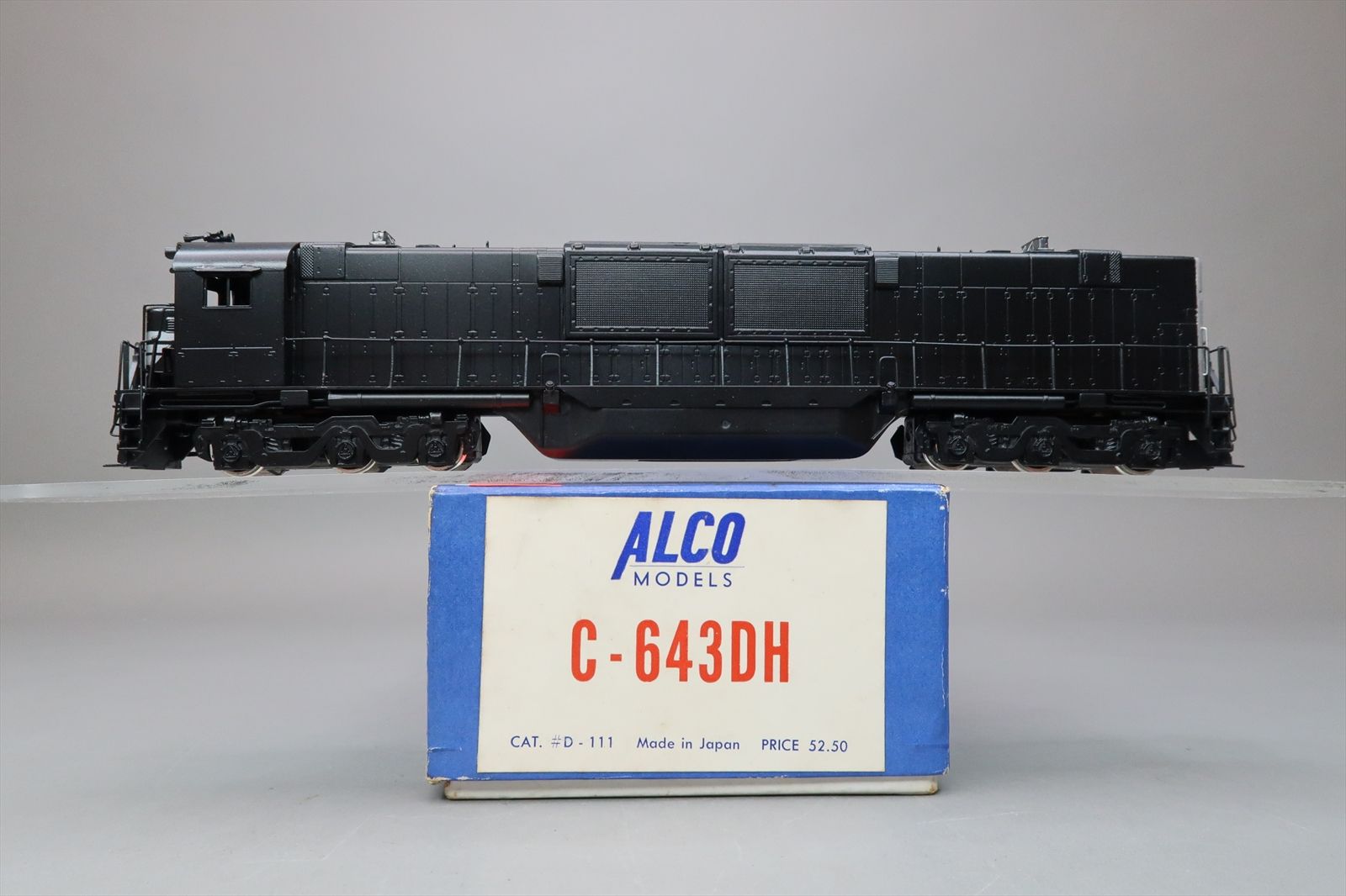 HO Brass Model - ALCO D-111 SP Southern Pacific C-643DH Diesel Hydraulic Black Widow Unlettered ...