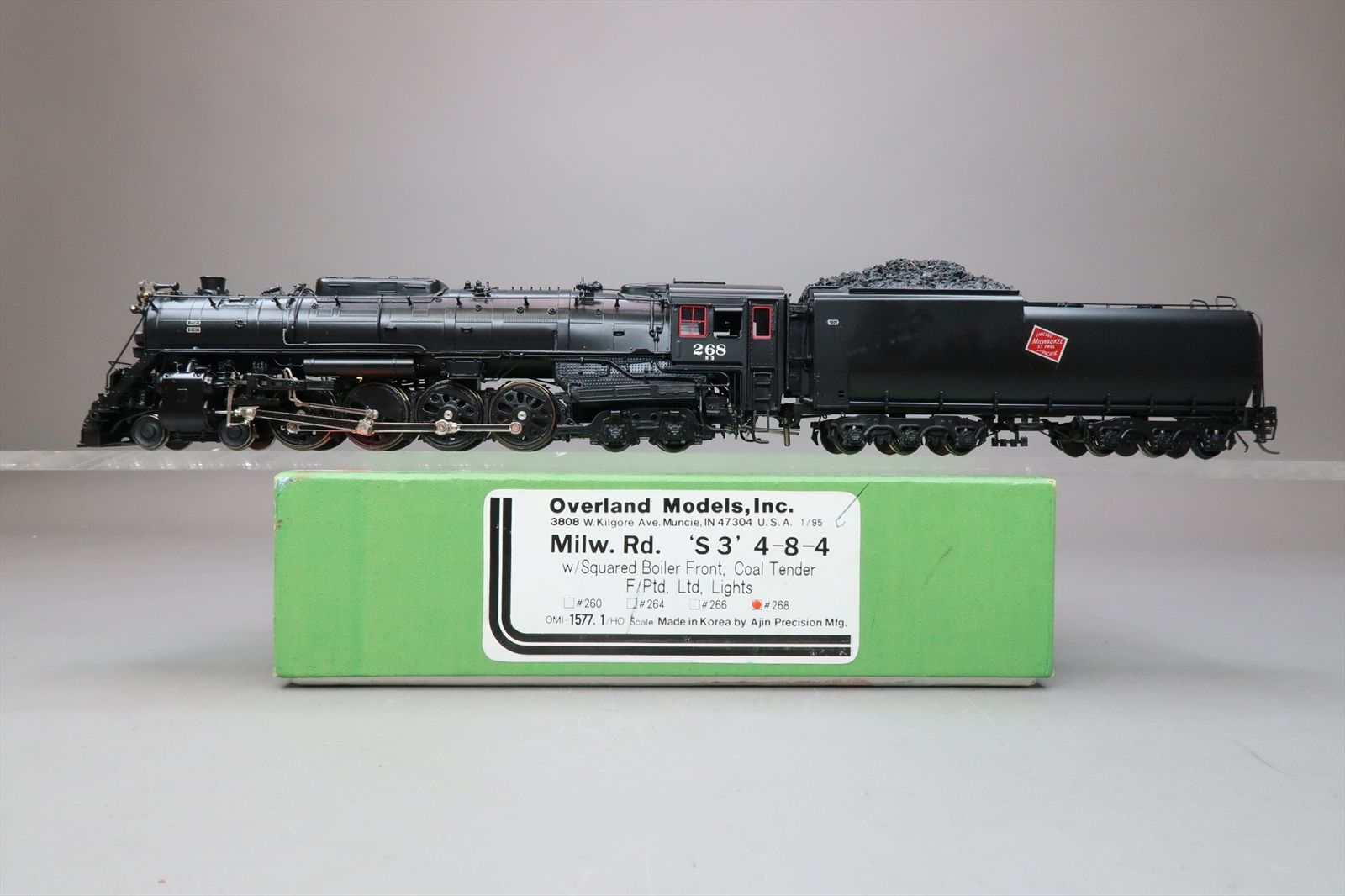HO Brass Model - OMI 1577.1 Milwaukee Road S3 4-8-4 Squared Boiler ...