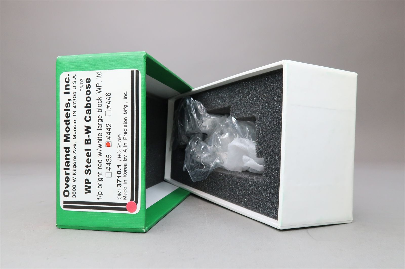 HO Brass Model - OMI 3710.1 WP Western Pacific Steel B-W Bay Window ...