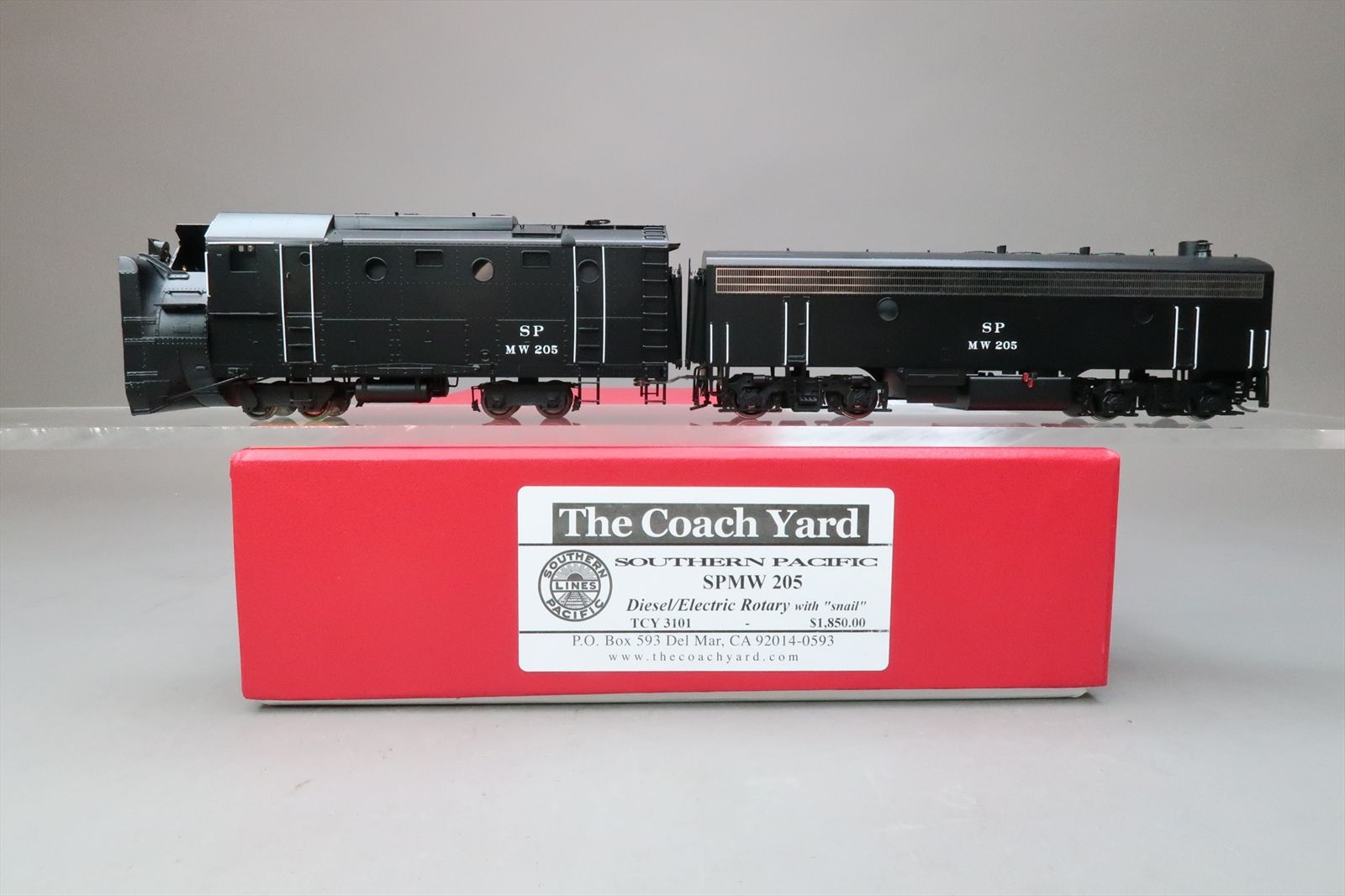 HO Brass Model - TCY 3101 SP Southern Pacific Rotary Snowplow MOW ...