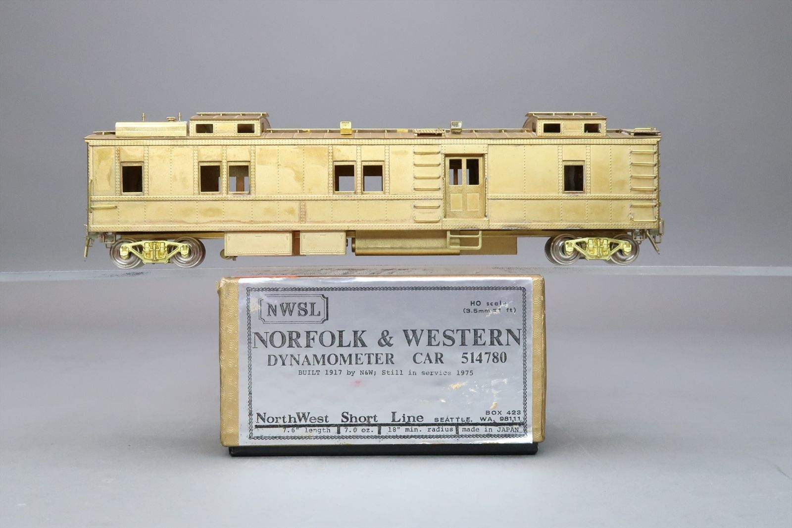 HO Brass Model - NWSL N&W Norfolk & Western Dynamometer Car #514780 ...