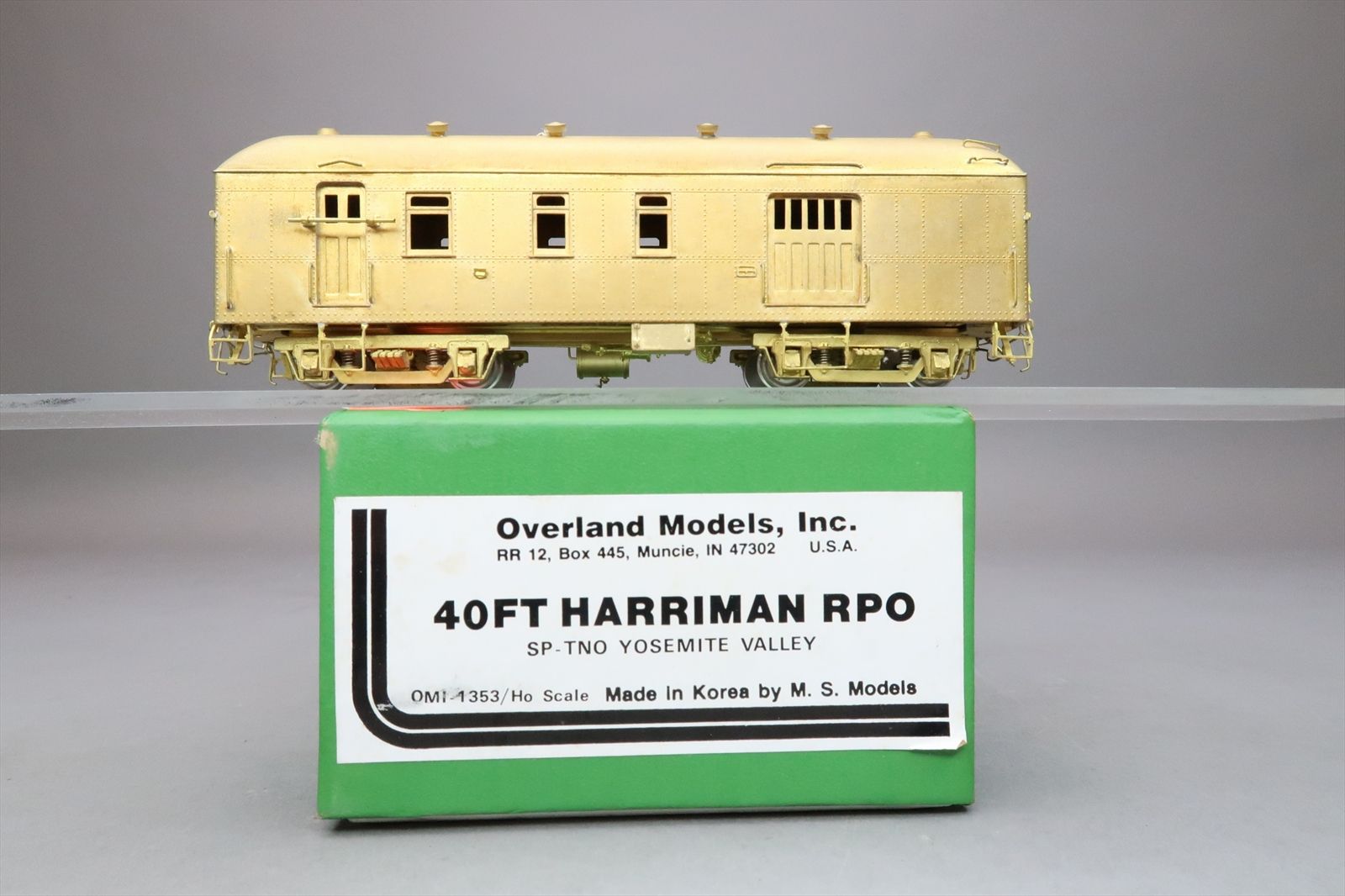 HO Brass Model - OMI 1353 SP / T&NO / YV 40' Harriman RPO - Unpainted ...