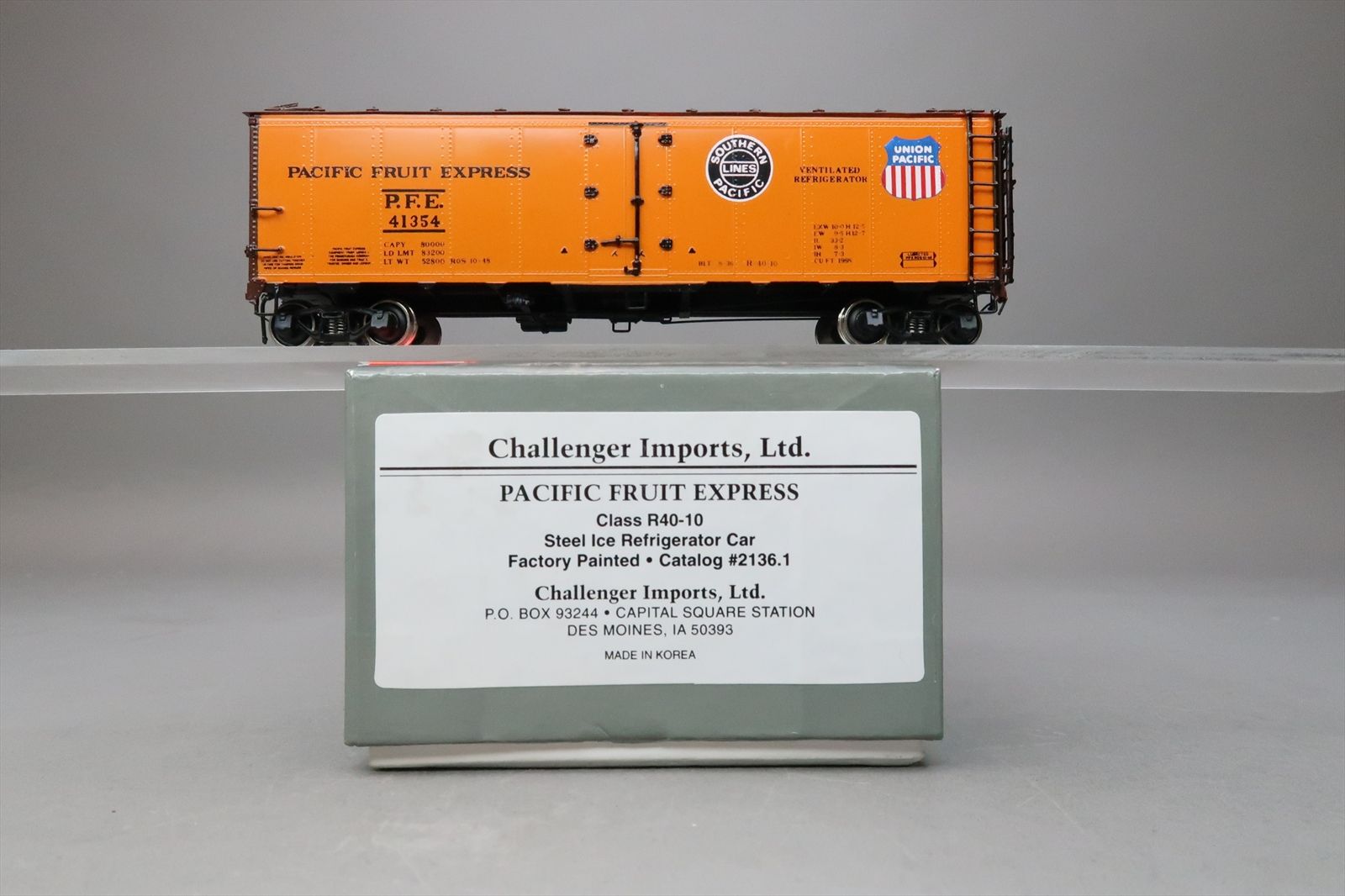HO Brass Model - CIL 2136.1 PFE Pacific Fruit Express UP Union Pacific ...