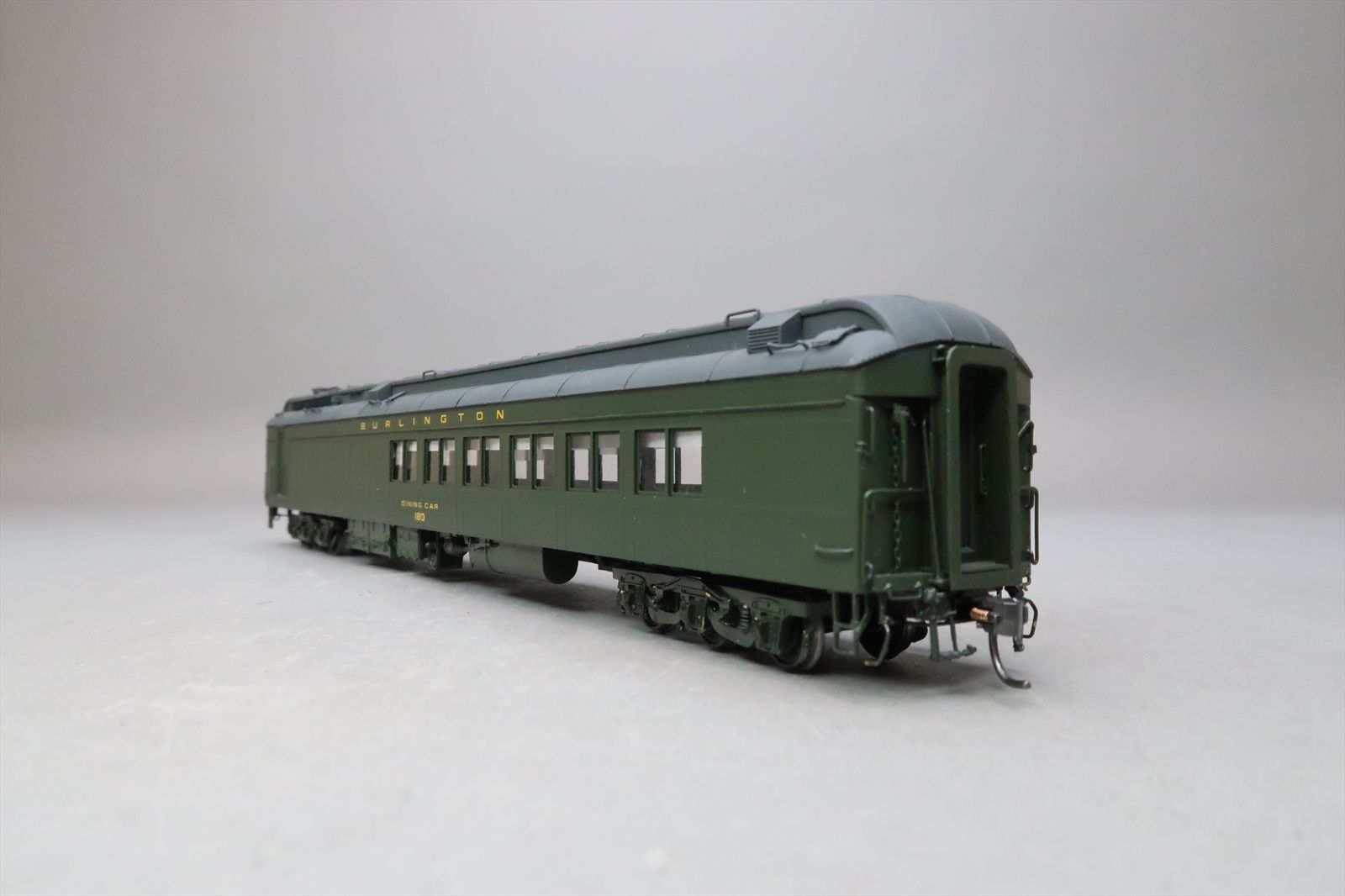 HO Brass Model - Aurora CB&Q Burlington 80' Diner w/o Kitchen Windows ...