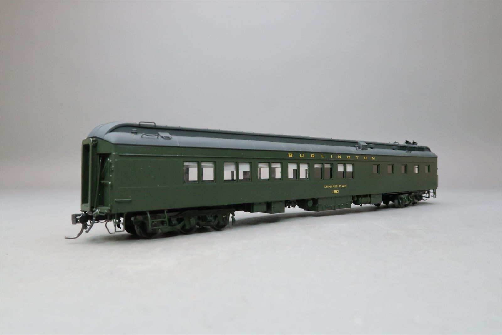 HO Brass Model - Aurora CB&Q Burlington 80' Diner w/o Kitchen Windows ...