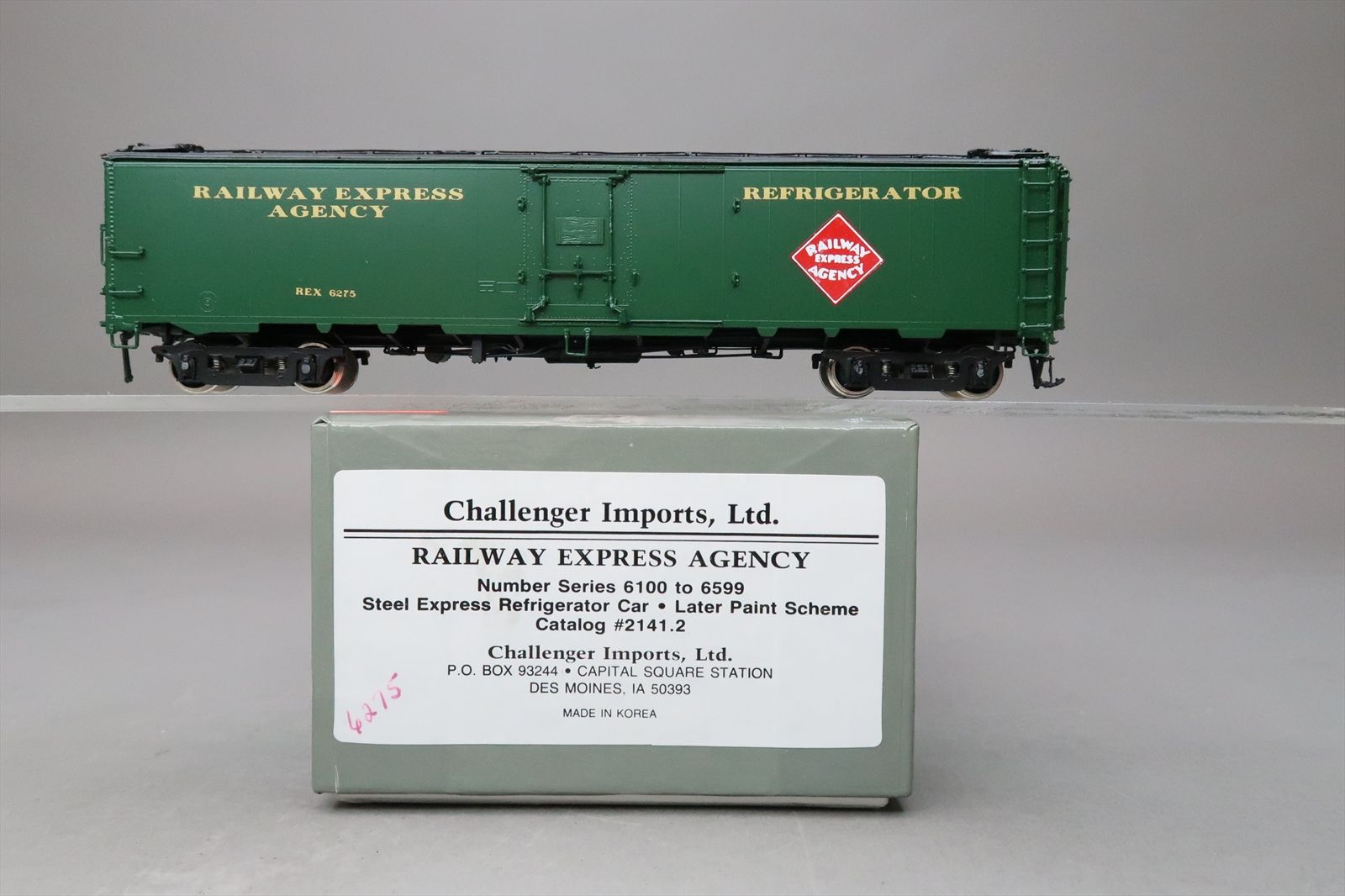 HO Brass Model - CIL 2141.2 REX Railway Express Agency Express Reefer ...