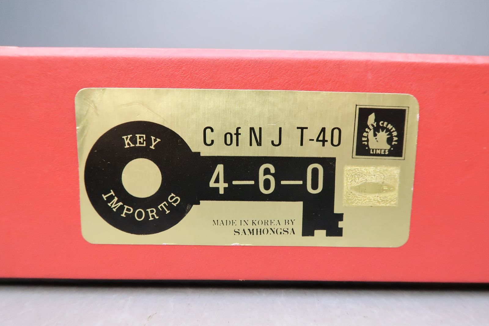 HO Brass Model - Key CS#58 CNJ CofNJ Jersey Central CNJ T-40 4-6-0 ...