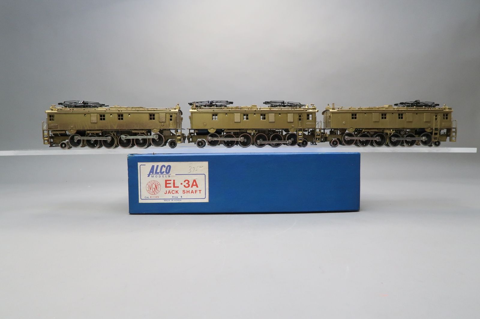 HO Brass Model - ALCO E-125 VGN Virginian EL-3A Jack Shaft 3 Units ...