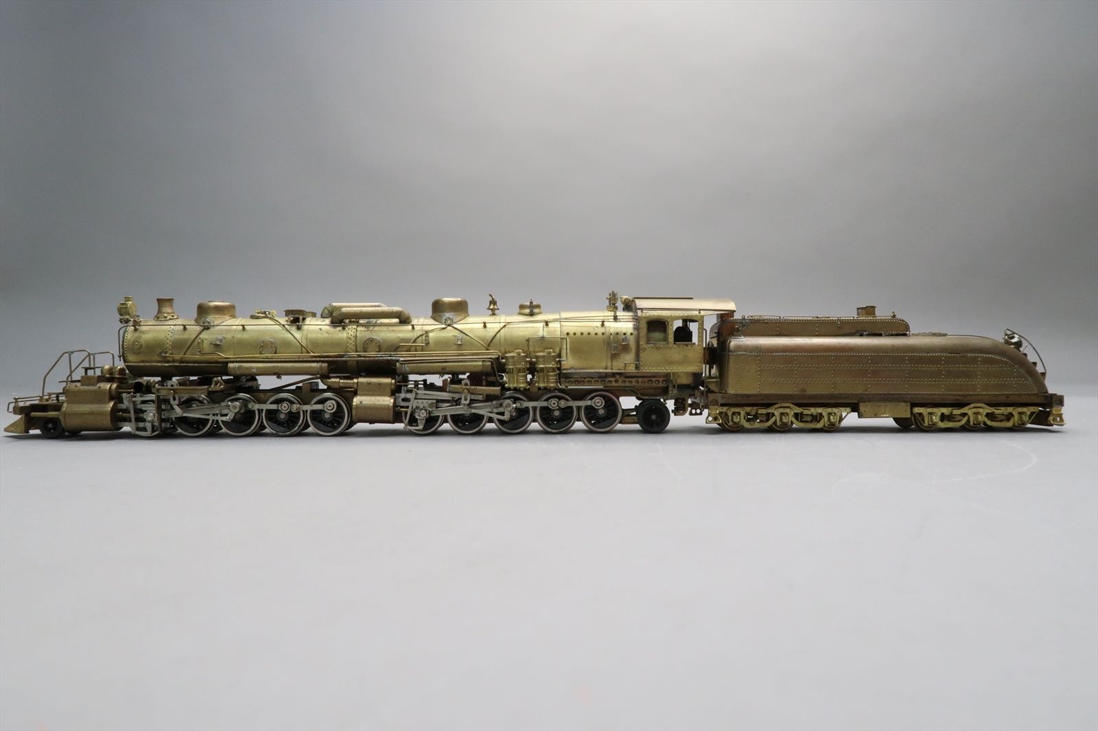 HO Brass Model - Scratchbuilt AT&SF Santa Fe 2-10-10-2 - Unpainted - NICE!