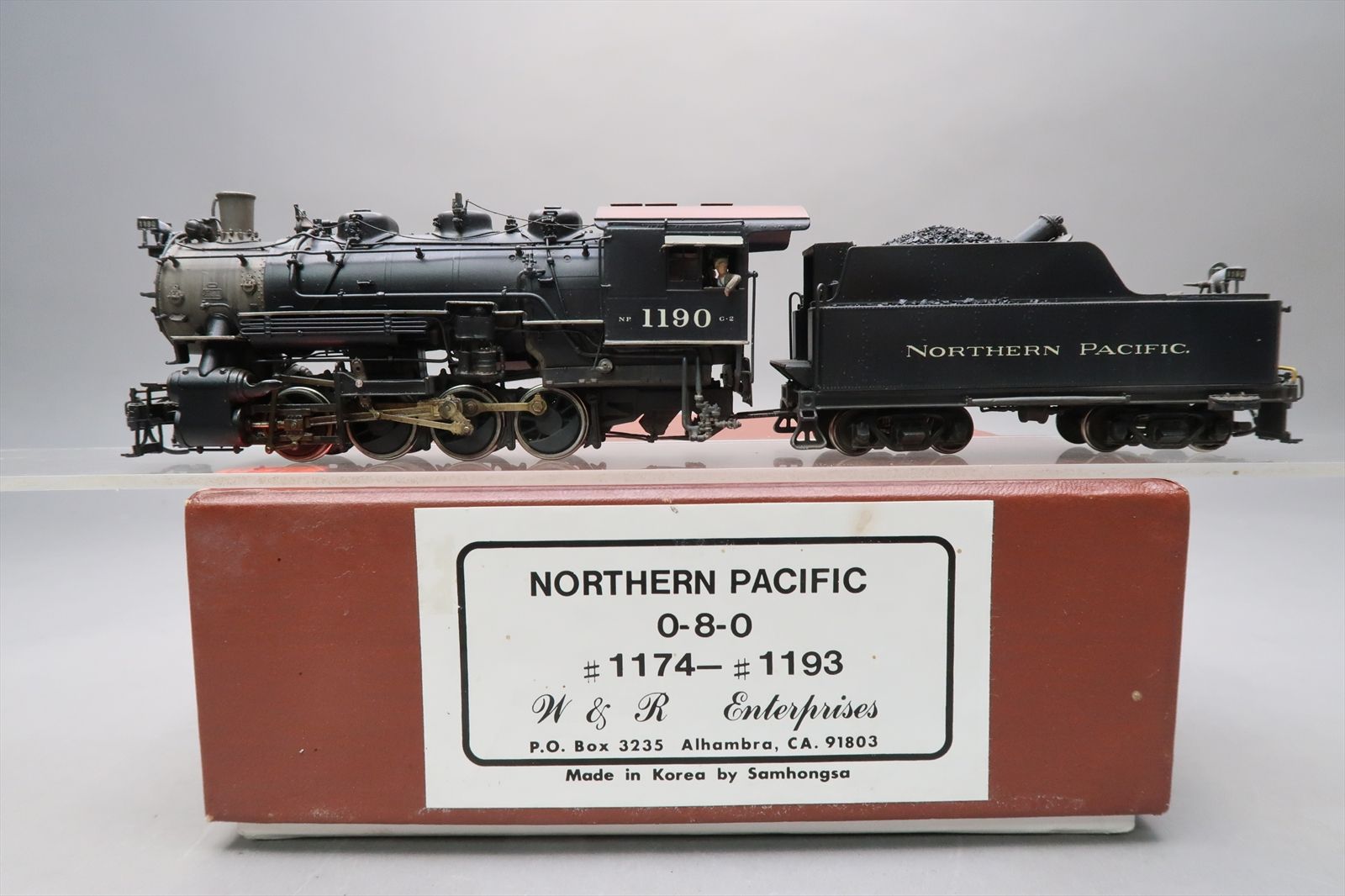 HO Brass Model - W&R NP Northern Pacific G-2 0-8-0 Switcher - Pro Paint ...