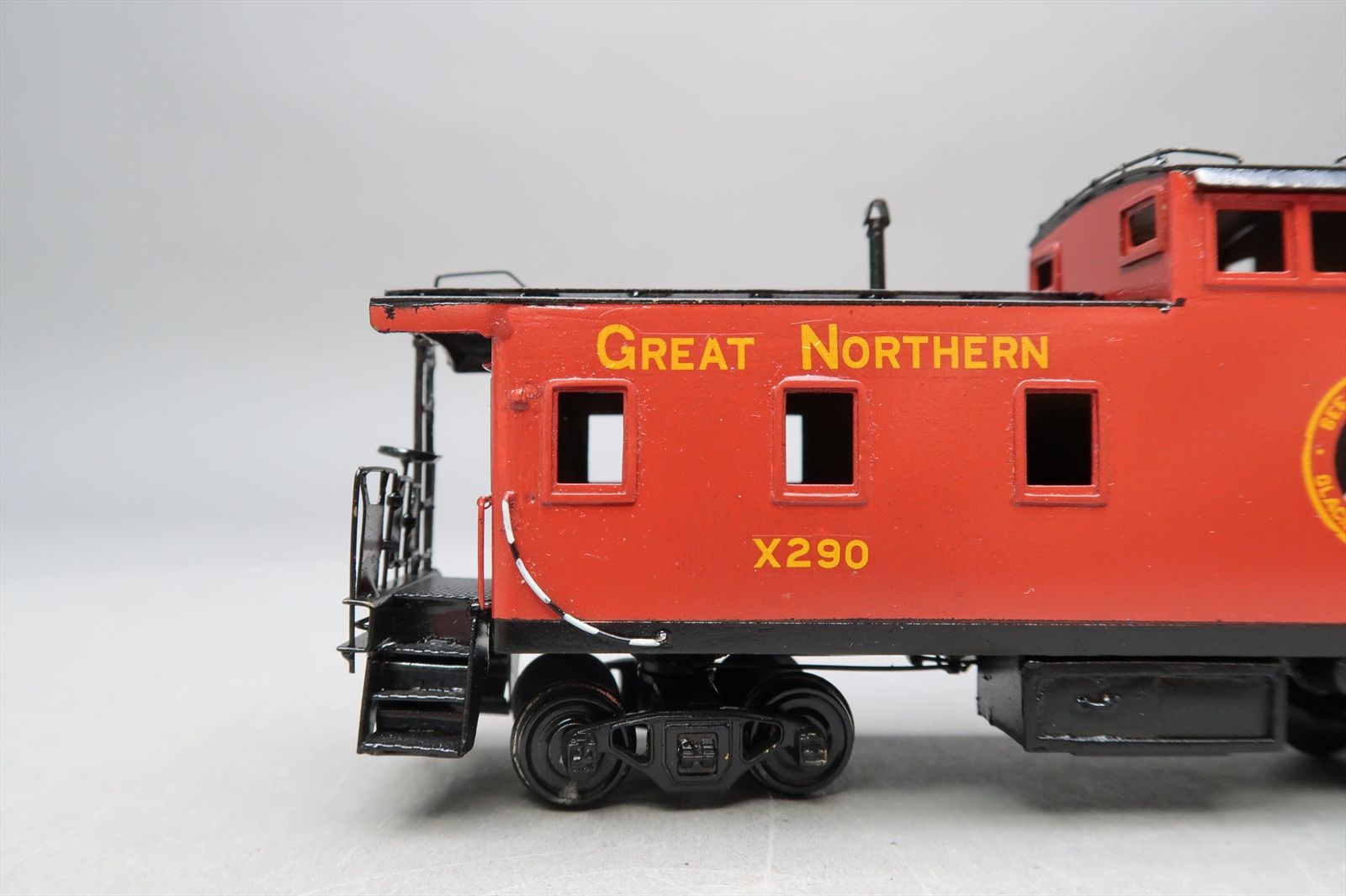 HO Brass Model - OMI 1107 GN Great Northern Steel Caboose 1945 Era # ...