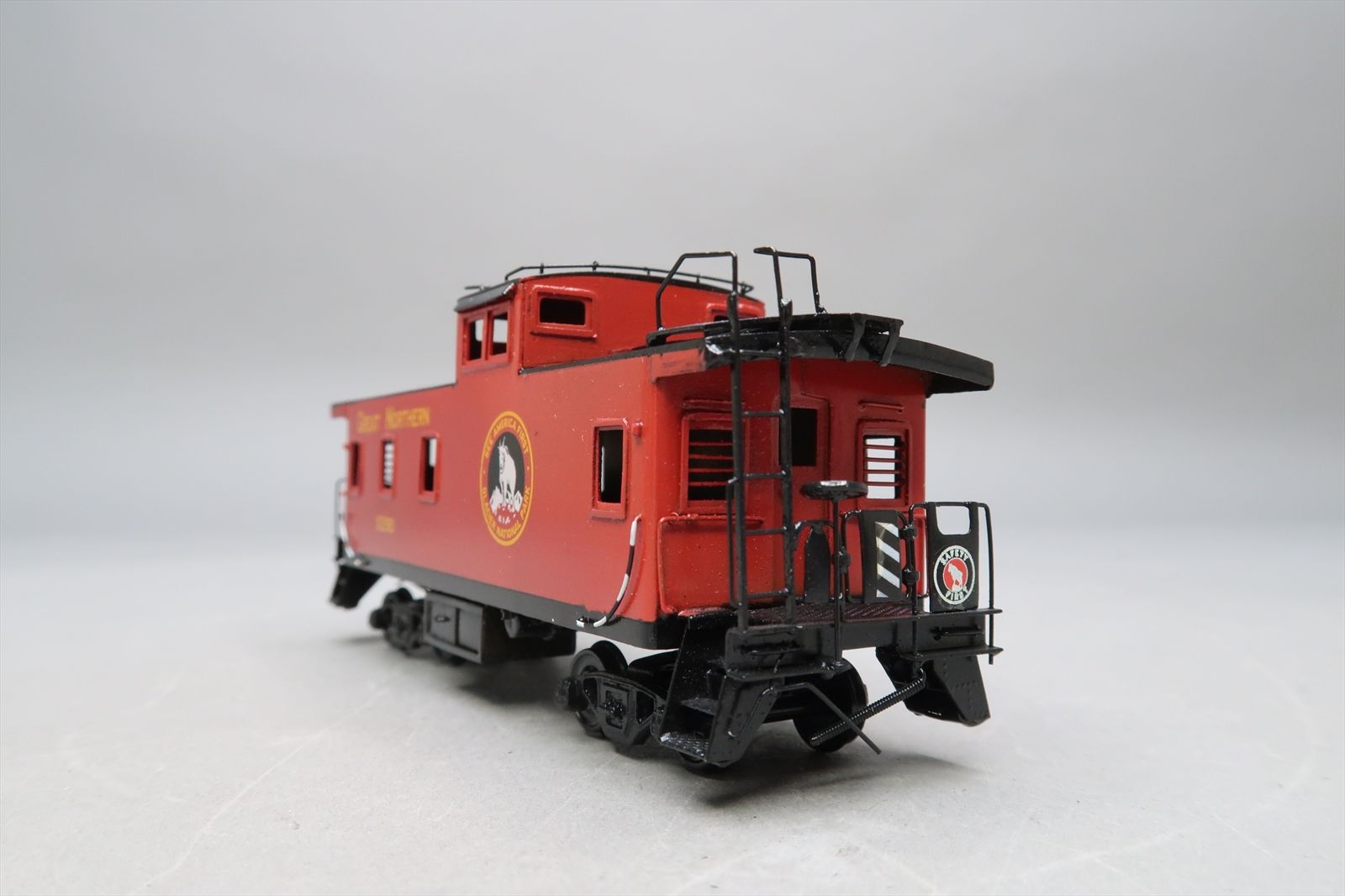 HO Brass Model - OMI 1107 GN Great Northern Steel Caboose 1945 Era # ...