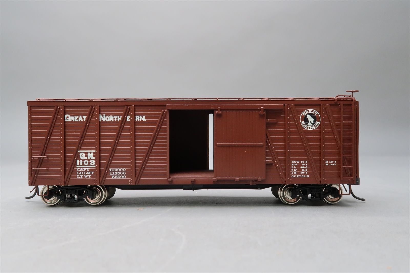 HO Brass Model - Metro GN Great Northern 40' Outside Braced Boxcar Box ...