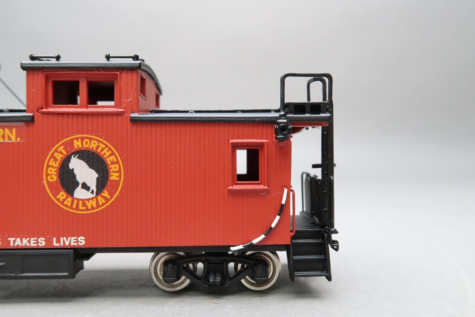 HO Brass Model - PFM GN Great Northern Wood Caboose Taking Chances ...