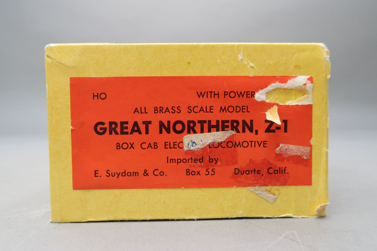 HO Brass Model - Suydam 5000 GN Great Northern Z-1 Boxcab Box Cab ...