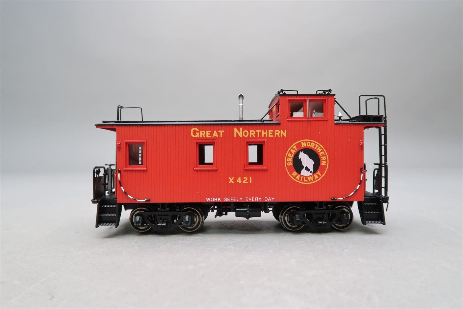 HO Brass Model - CIL 2238.1 GN Great Northern 25' Wood Caboose Later ...