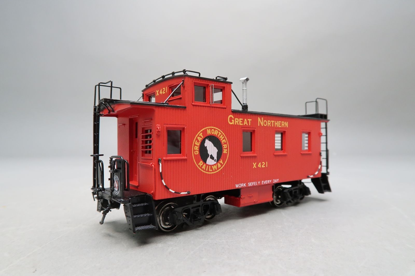 HO Brass Model - CIL 2238.1 GN Great Northern 25' Wood Caboose Later ...