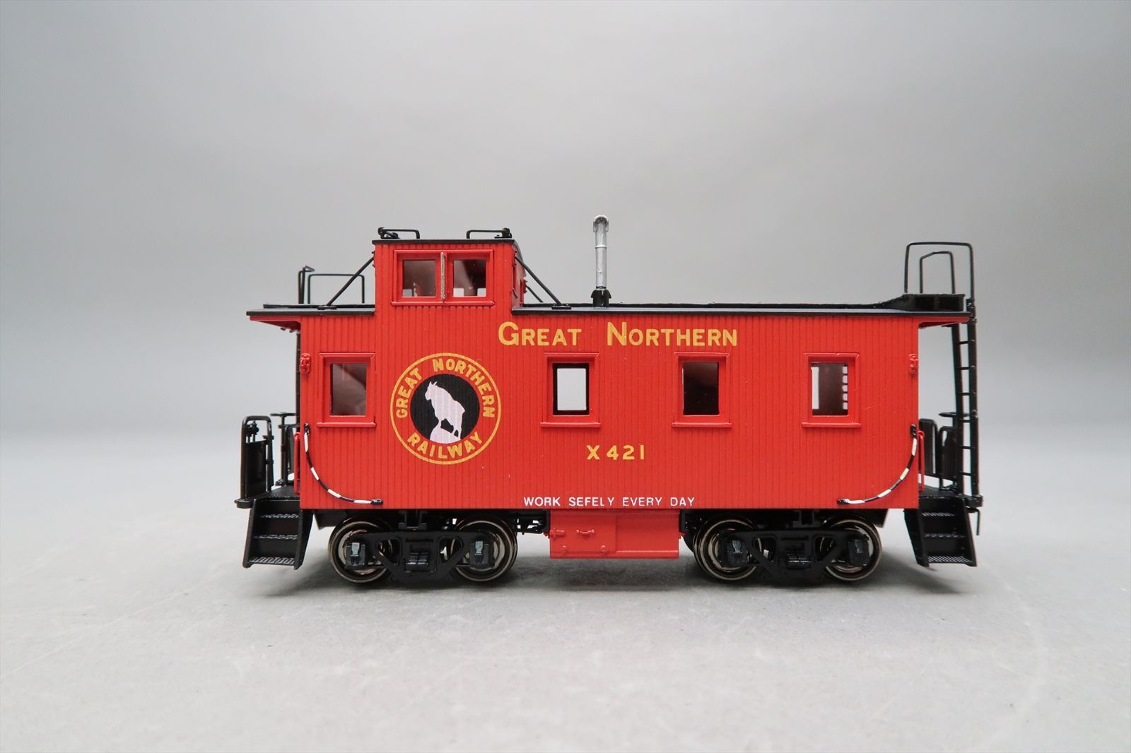 HO Brass Model - CIL 2238.1 GN Great Northern 25' Wood Caboose Later ...
