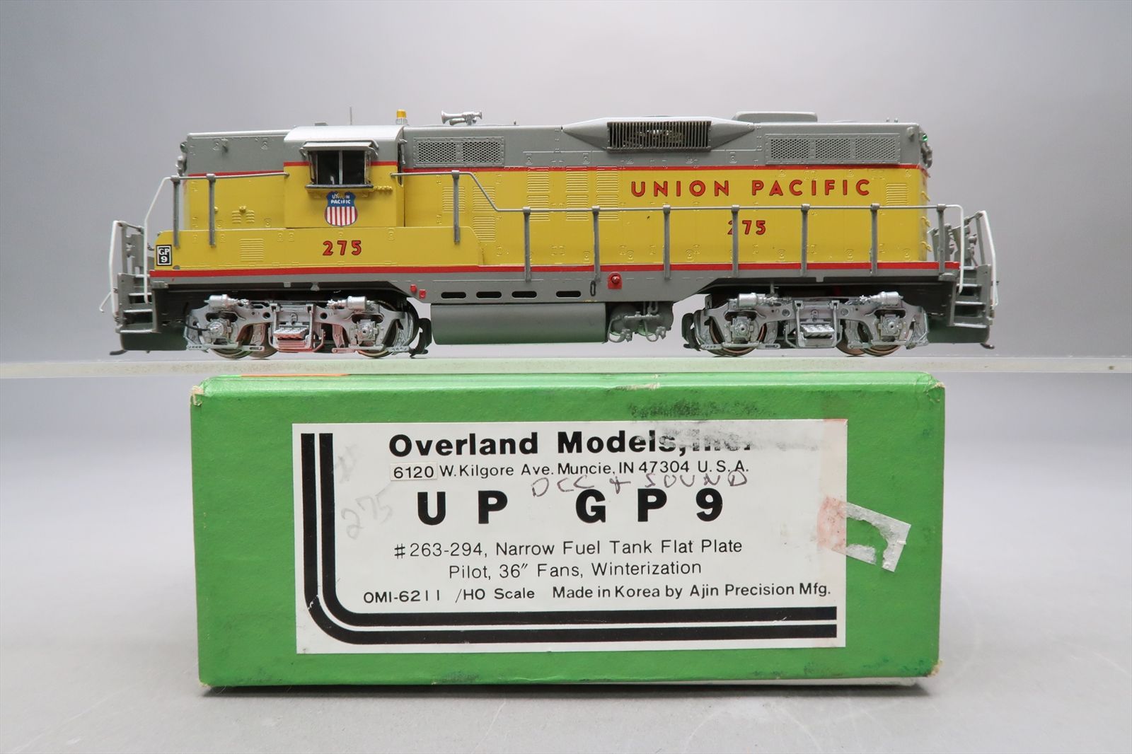 HO Brass Model - OMI 6211 UP Union Pacific GP9 Narrow Fuel Tank 36 ...