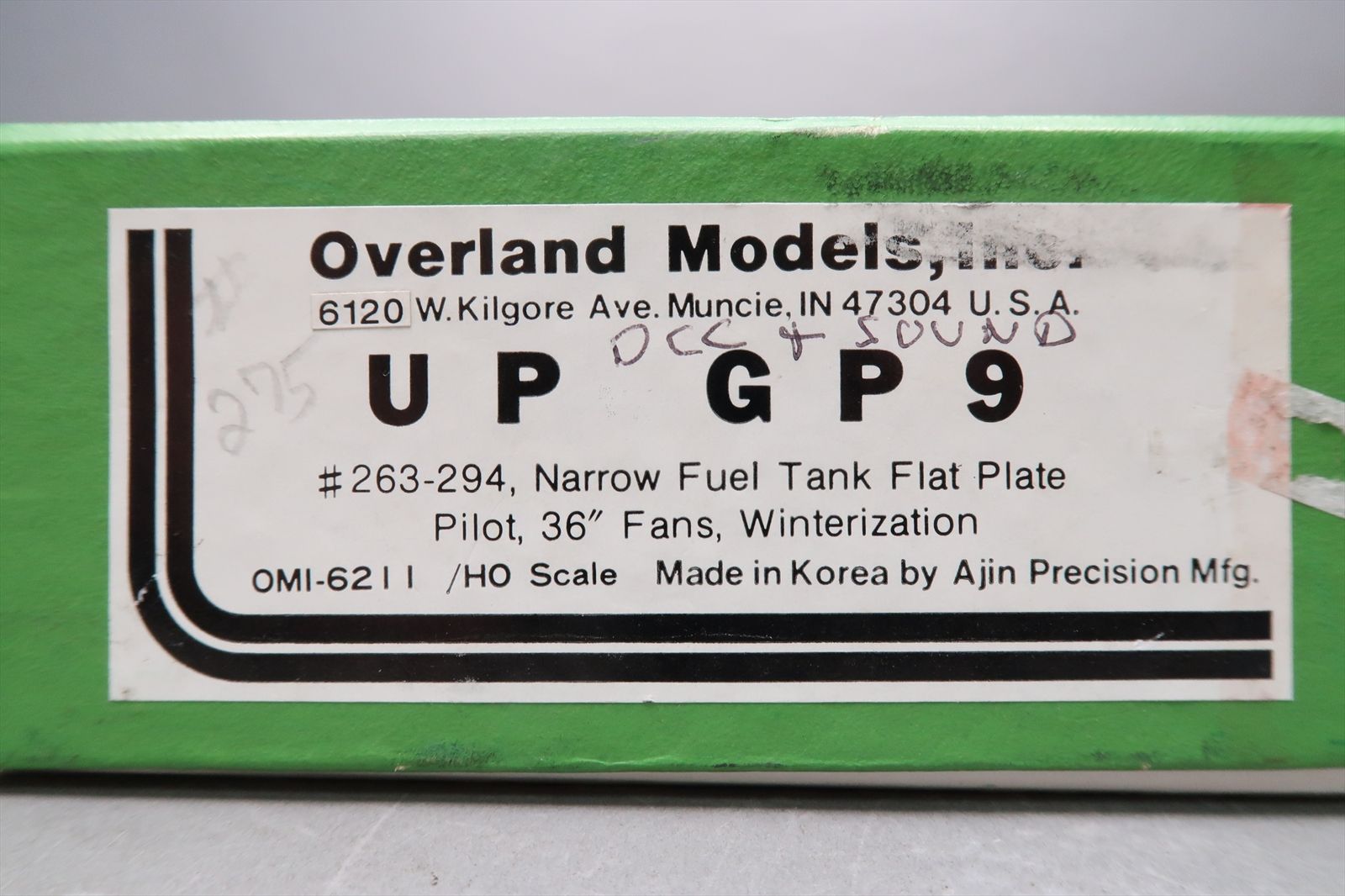 HO Brass Model - OMI 6211 UP Union Pacific GP9 Narrow Fuel Tank 36 ...