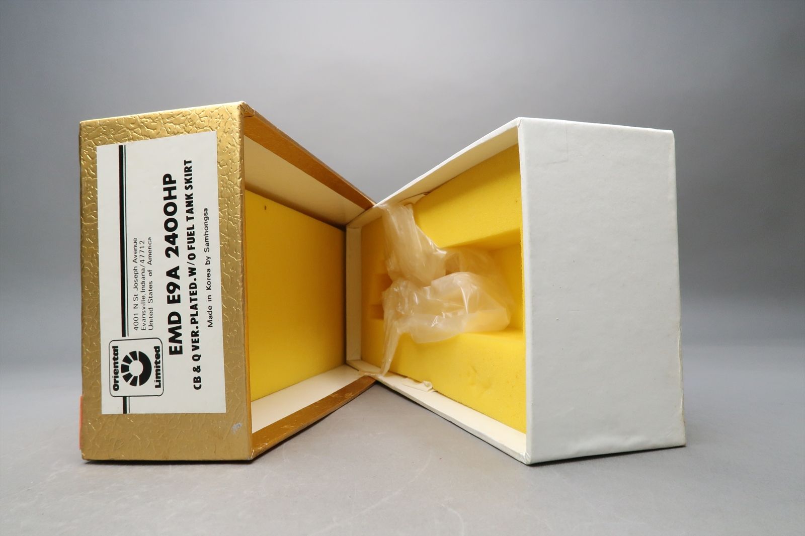 HO Brass Model - Oriental CB&Q Burlington E9 E9A w/o Fuel Tank Skirt - F/Plated - 1986 Run ...