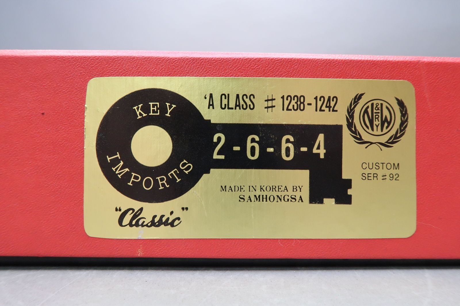 HO Brass Model - Key CS#92 N&W Norfolk & Western A 2-6-6-4 #1242 - F/P ...