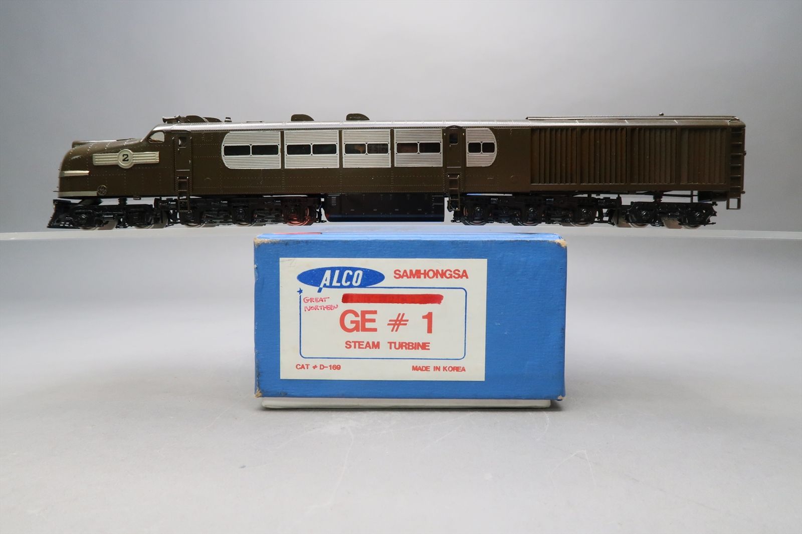 HO Brass Model - ALCO D-169 GE GN Great Northern Steam Turbine #2 ...