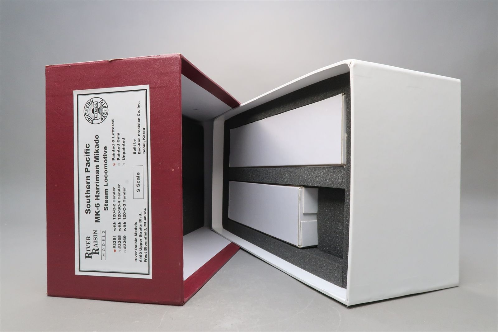 S Brass Model - RRM River Raisin SP Southern Pacific MK-6 2-8-2 120-C-2 ...