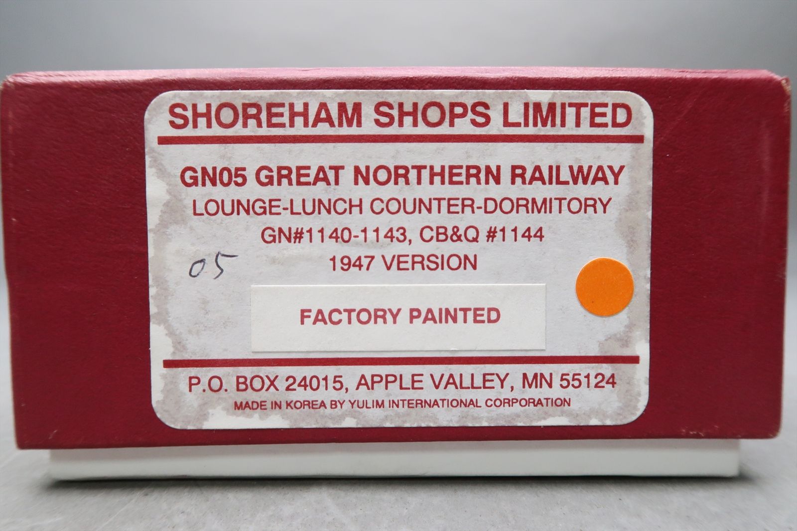 HO Brass - SSL GN05 GN Great Northern Lounge Lunch Counter Dormitory ...