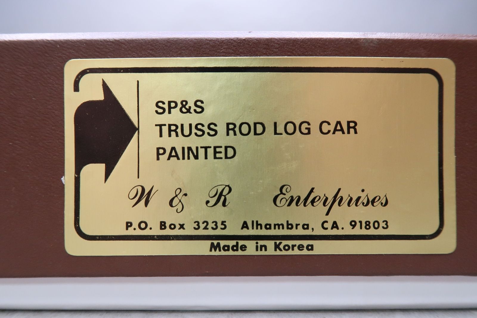 HO Brass Model - W&R SP&S Seattle Portland & Spokane Truss Rod Log Cars ...