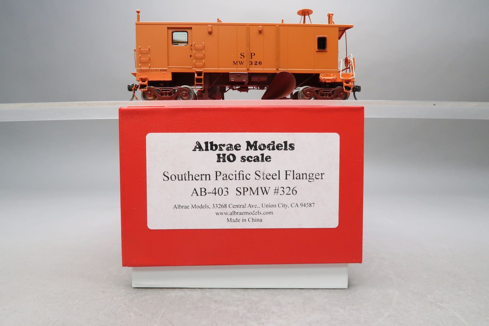HO Brass Model - Albrae AB-403 SP Southern Pacific Steel Flanger MOW MW ...