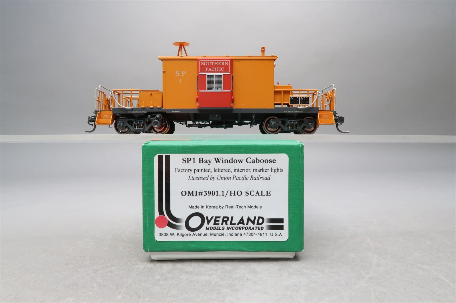 HO Brass Model - OMI 3901.1 SP Southern Pacific Bay Window Caboose #SP1 ...