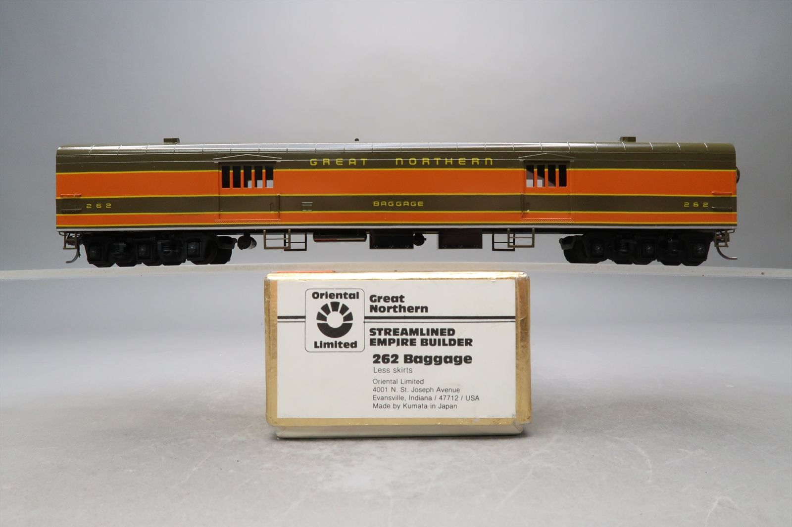 HO Brass Model - Oriental GN Great Northern Streamlined Baggage Car ...