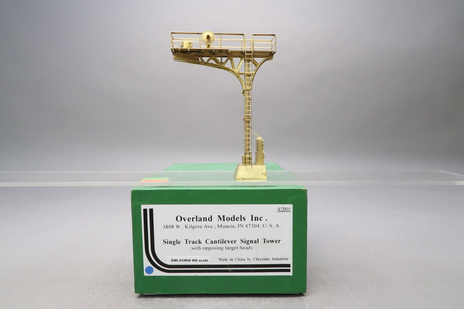 HO Brass Model Structure - OMI 3484 Single Track Cantilever Signal ...